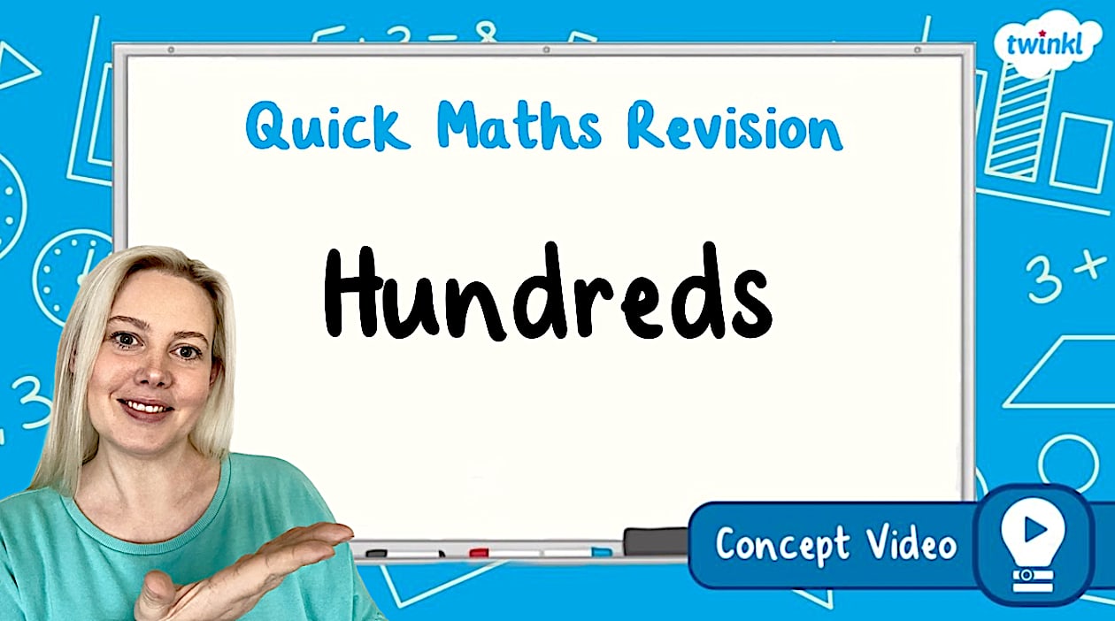 👉 Hundreds | KS2 Maths Concept Video - Twinkl