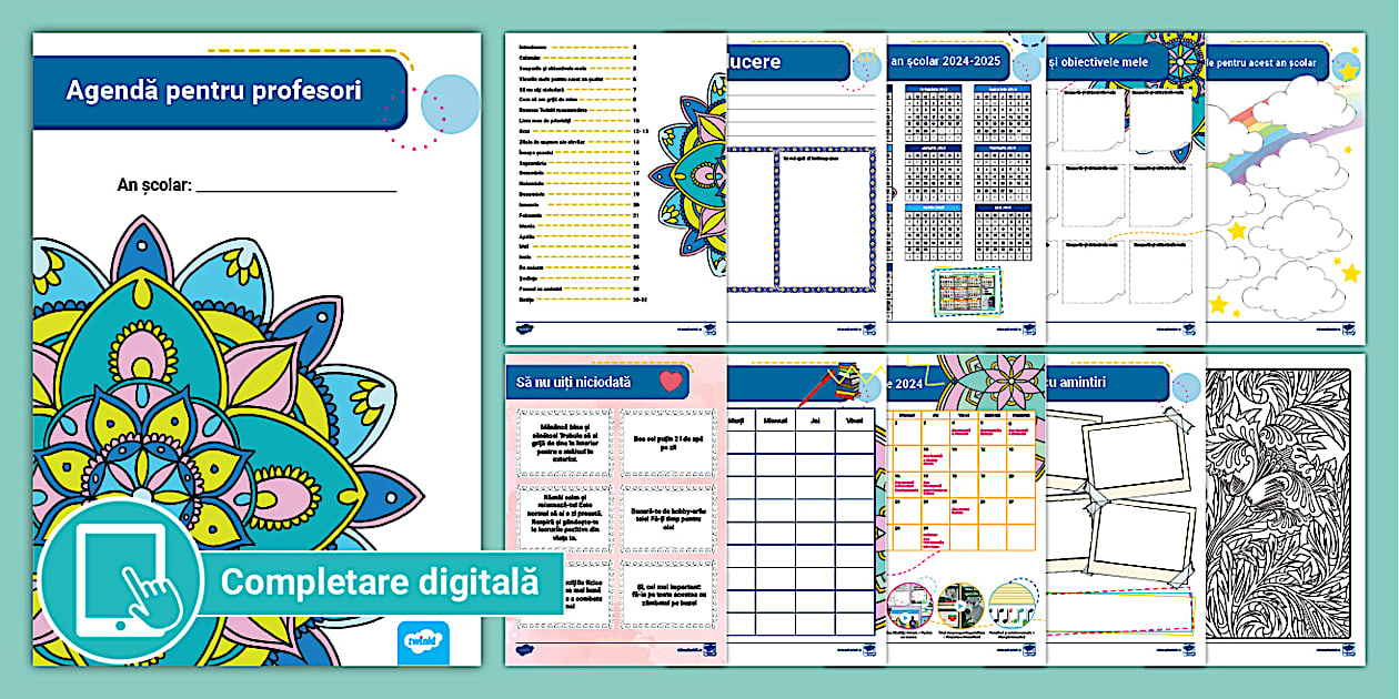 FREE! - Gratuit | Agenda profesorului | Twinkl România