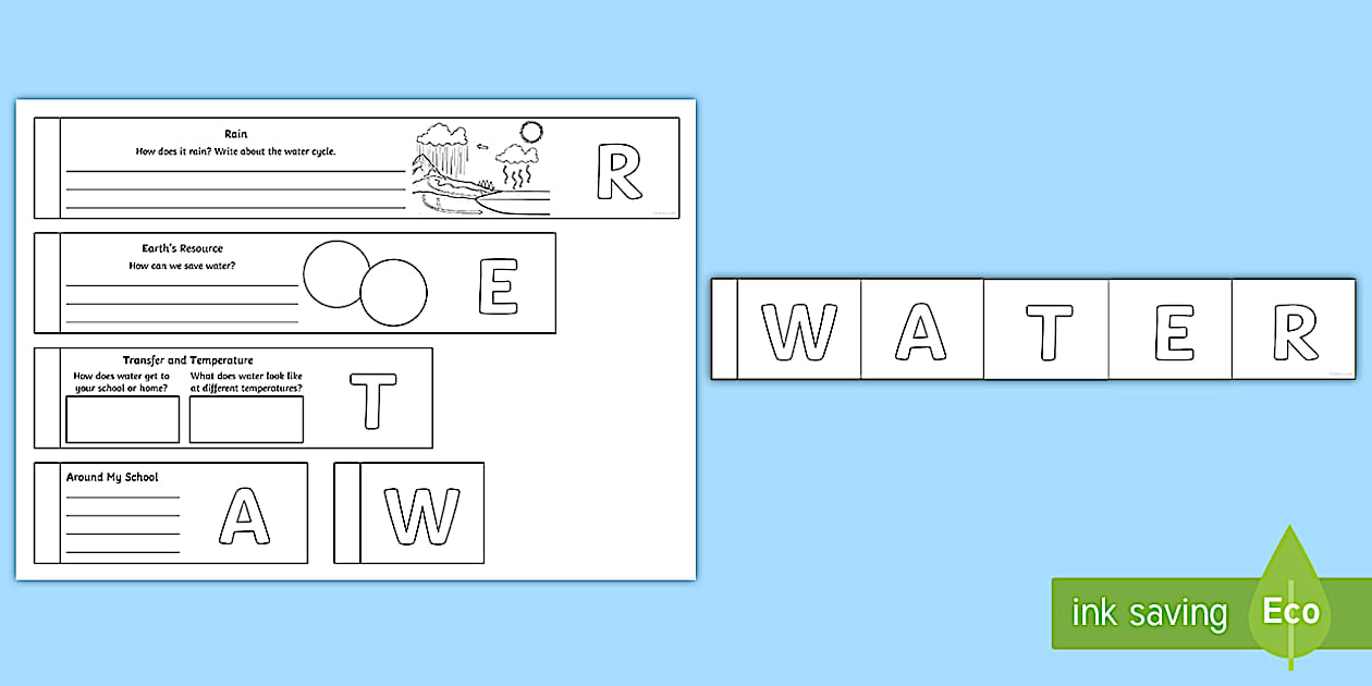 Water Activity Booklet (teacher made) - Twinkl
