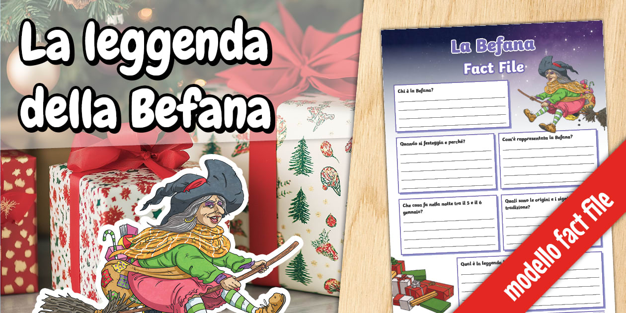 La leggenda della Befana: scheda informativa