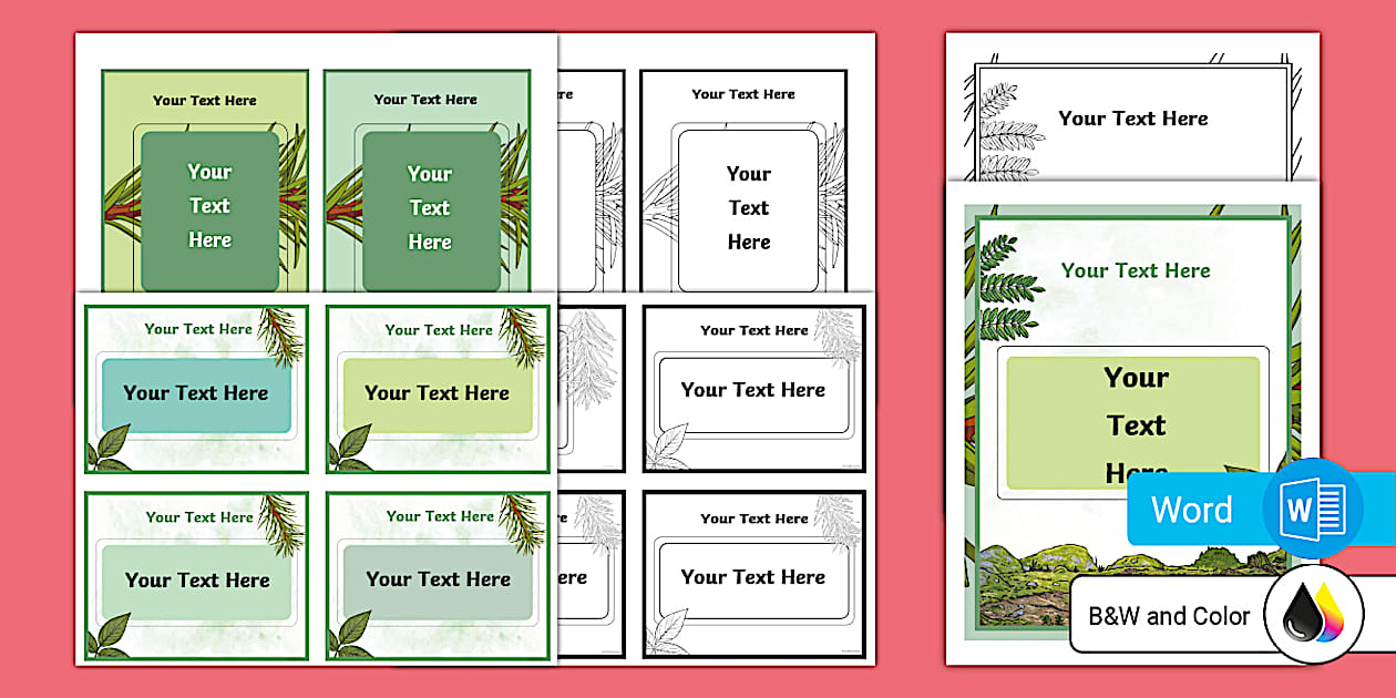 Editable Staying Safe at Forest School Posters