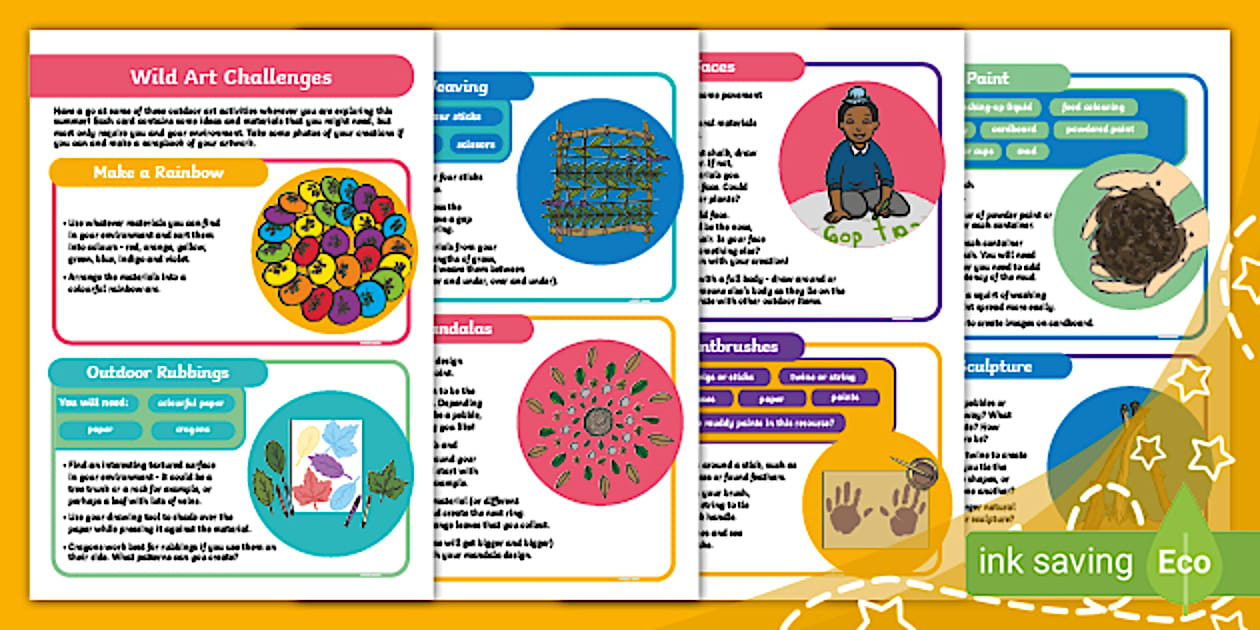 Printable Wild Art Challenges For Kids | Twinkl Parents