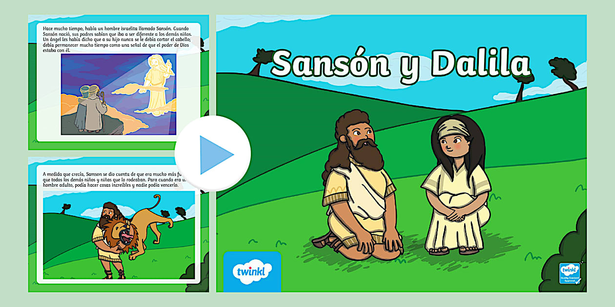 PowerPoint: Sansón y Dalila | Twinkl (teacher made)
