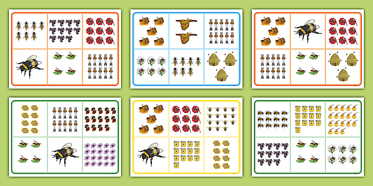 👉 World Bee Day Maths Bee Bingo Game | Twinkl | KS1 | Maths