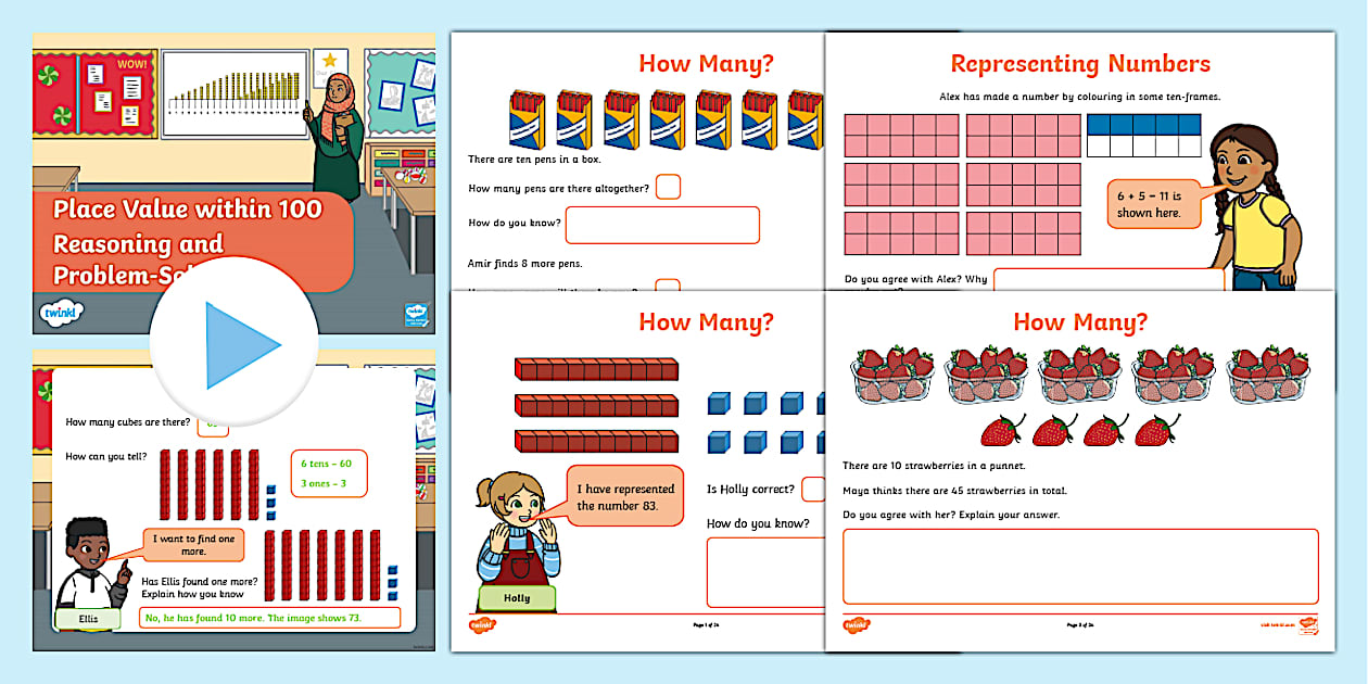 👉 100 Problem-Solving and Reasoning Questions | Maths | KS1
