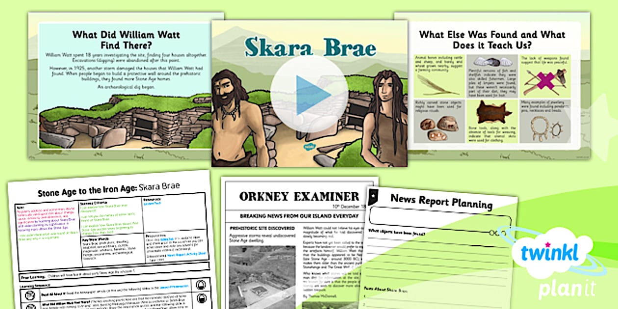 Skara Brae Lesson Plan 2 - Year 5 & 6 History (teacher made)