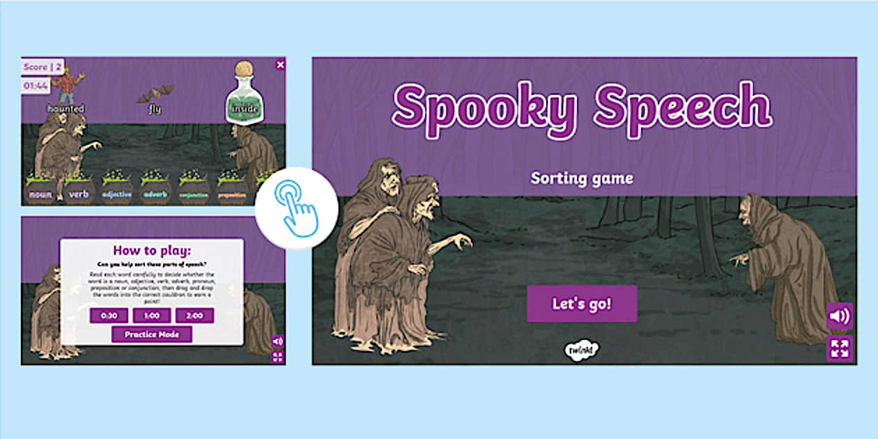 Spooky Speech Sorting Game (teacher made) - Twinkl