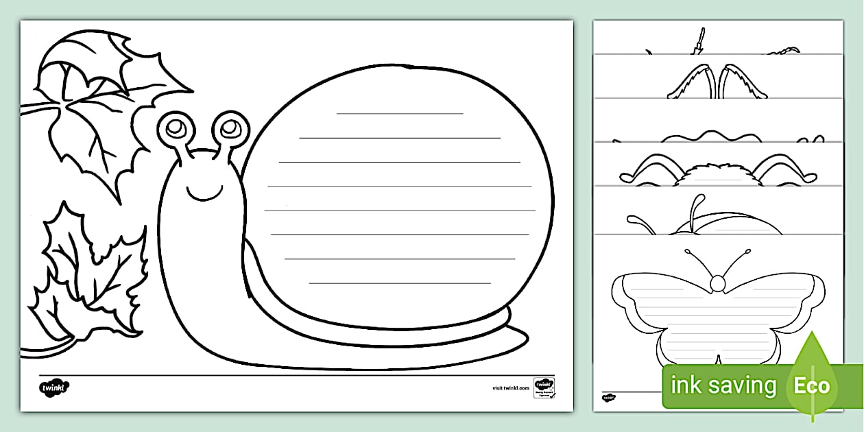 Minibeast Writing Templates (teacher made) - Twinkl