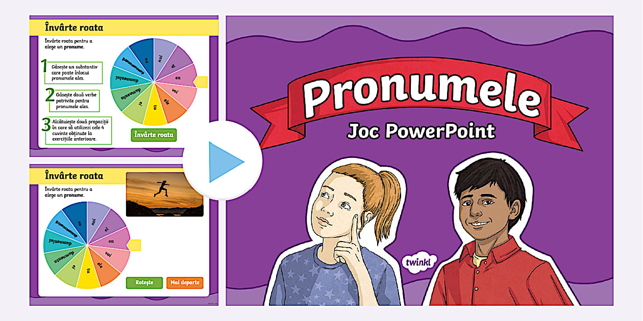 Pronumele personal – Joc PowerPoint (Teacher-Made)
