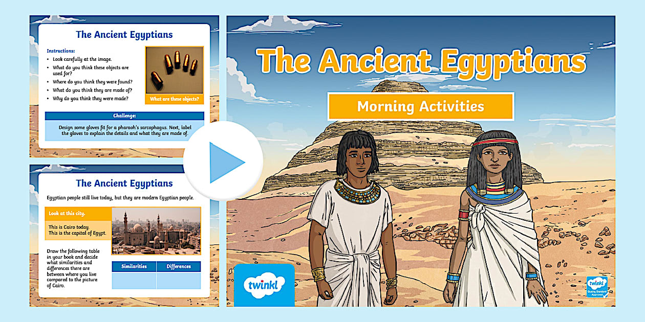 1 Week Ancient Egyptian Topic Morning Activities LKS2 - ancient Egypt