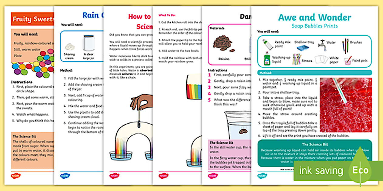 Science Club Activities KS1 | Return to School Project Pack