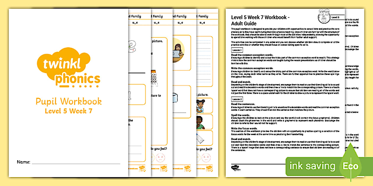 'u_e' saying /yoo/ and /oo/ and 'e_e' saying /ee/ Level 5 Week 7 Phonics
