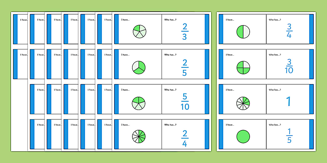 Fractions Loop Cards Australia - Parents - Maths - 3-4