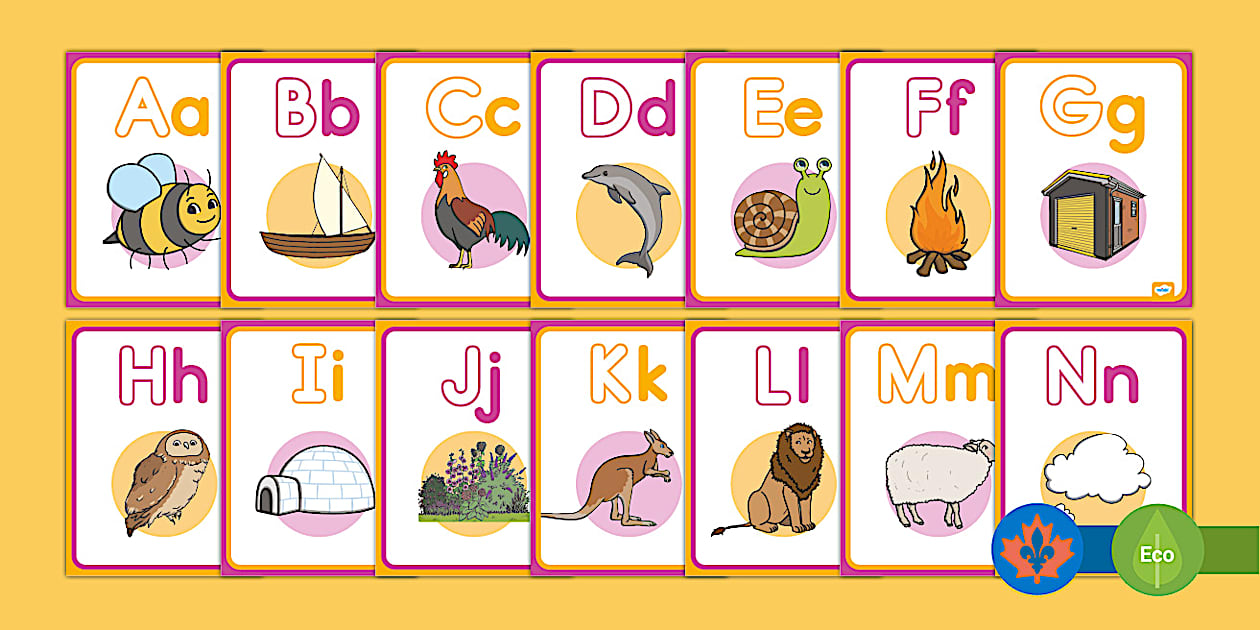 Alphabet Display Poster French | French Alphabet | Twinkl