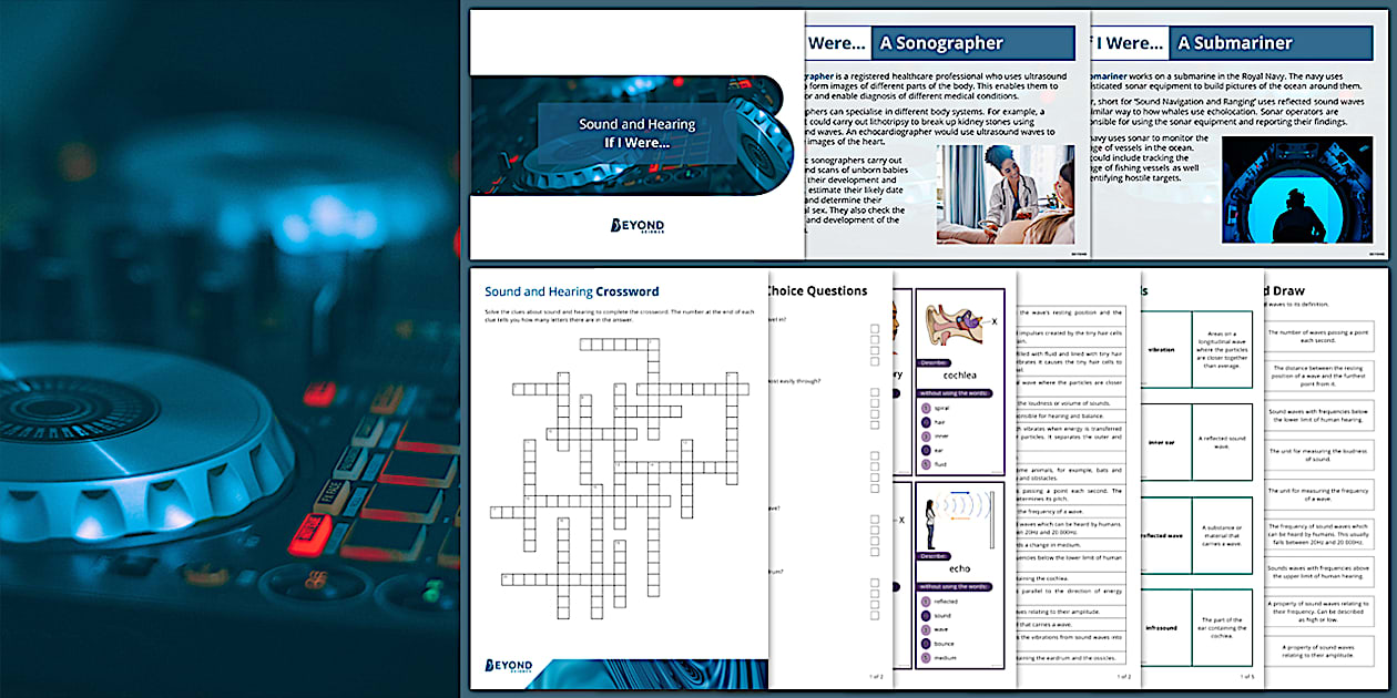 Sound Resource Pack | KS3 Science | Waves | Physics | Beyond