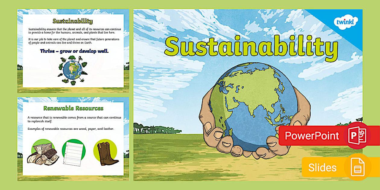 Sustainability Activity Ideas PowerPoint | Twinkl USA