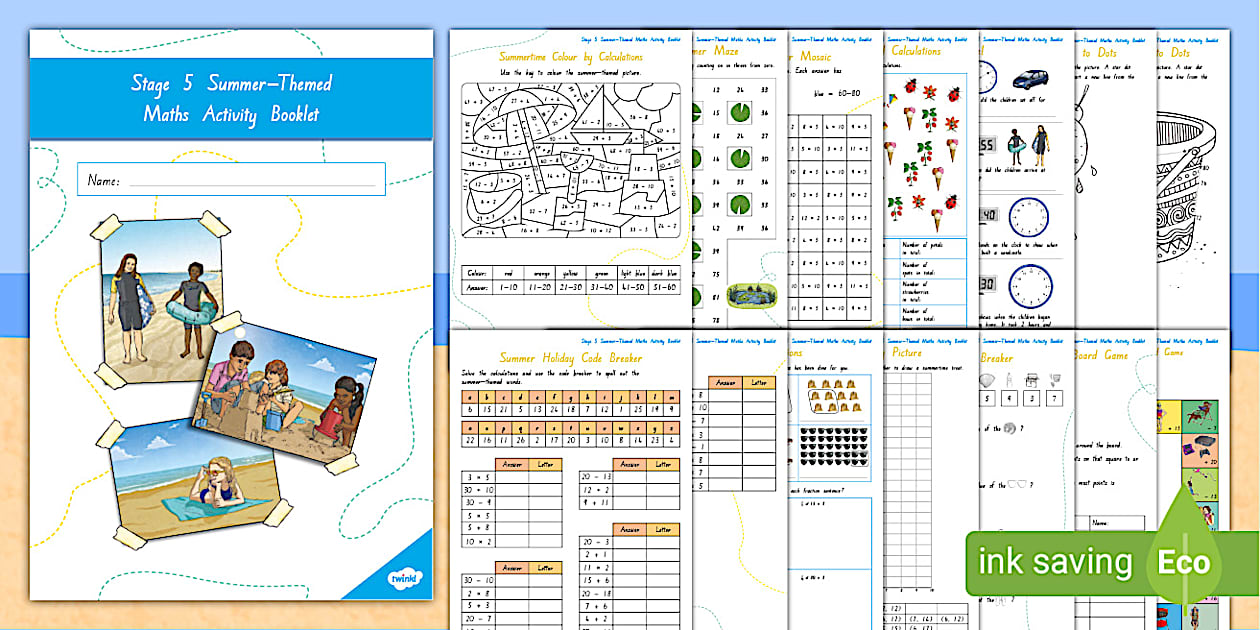 Stage 5 Summer Maths Activity Booklet