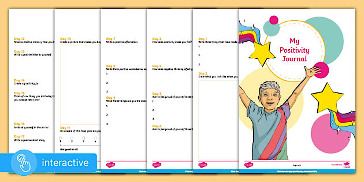 Interactive PDF: My Positivity Journal (teacher made)