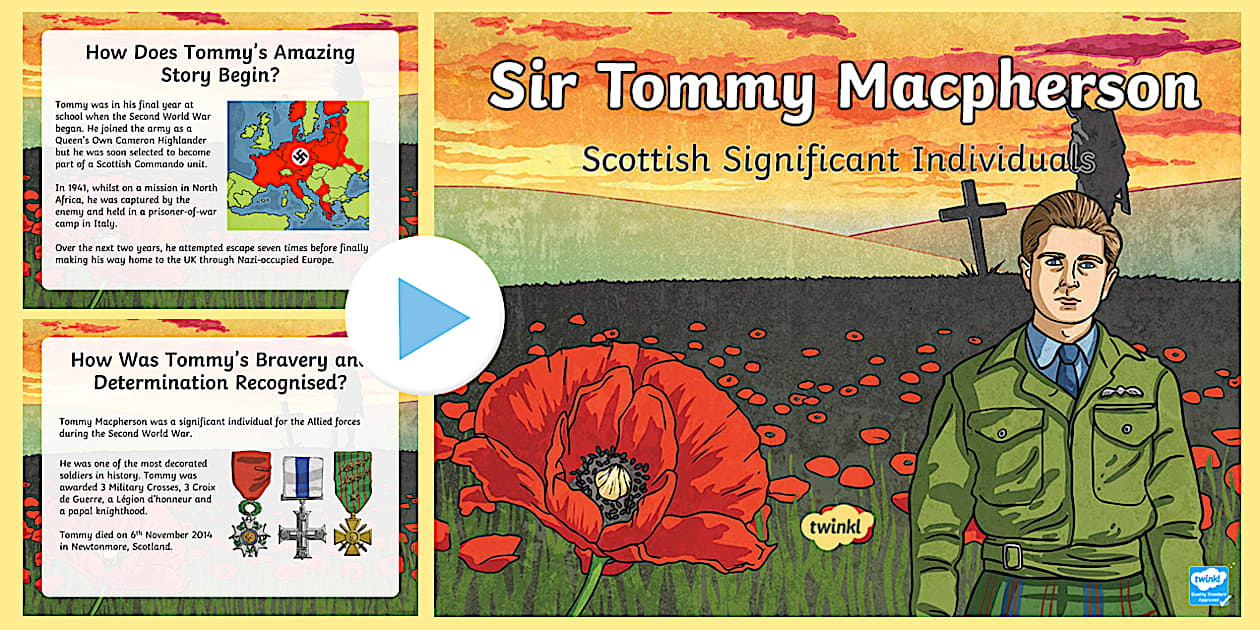 Scottish Significant Individuals Sir Tommy Macpherson PowerPoint