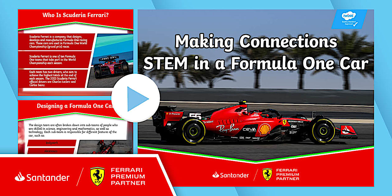 FREE! - F1 in Schools STEM Challenge | Santander & Scuderia Ferrari