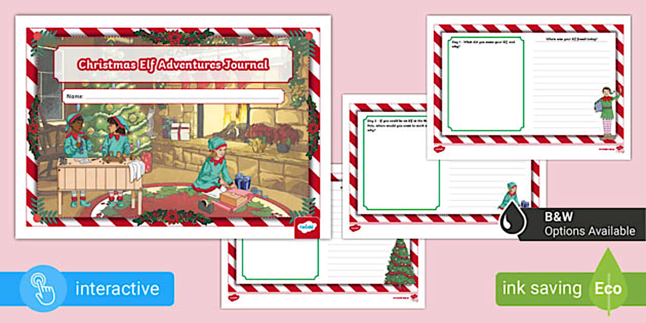 Elf Adventures Daily Journal (Years 3-6) (teacher made)
