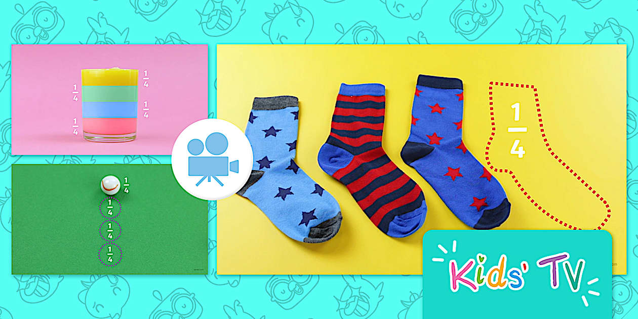 👉 KS1 Maths: Fractions and Finding a Quarter - Twinkl Kids' TV