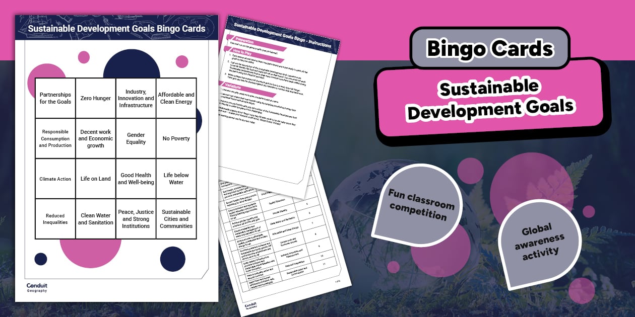 Sustainable Development Goals Bingo - Fun Activity