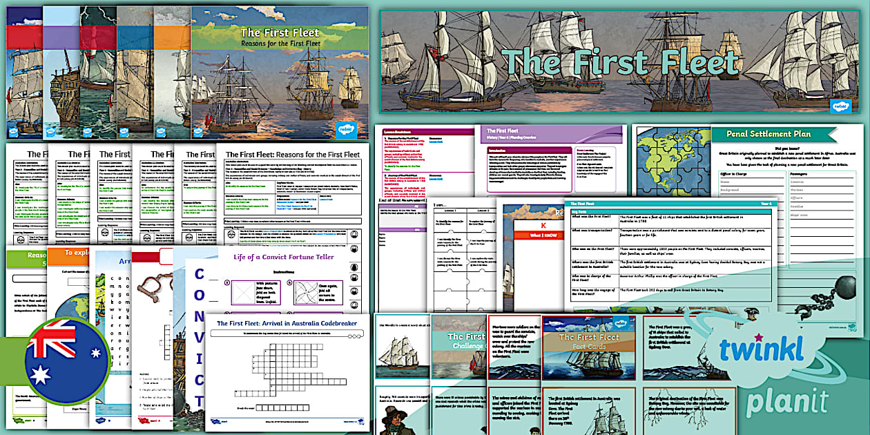 Year 4 HASS First Fleet Unit Pack | Year 4 | Teacher-made