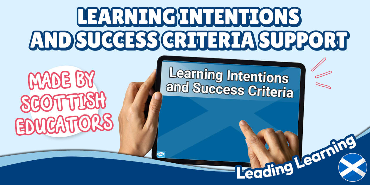 Learning Intentions and Success Criteria Guidance Resource