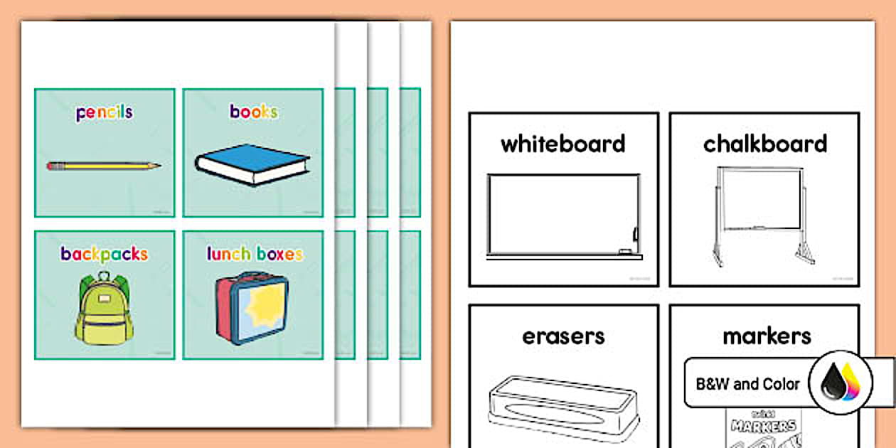 Let's Play School! Dramatic Play Labels (Teacher-Made)