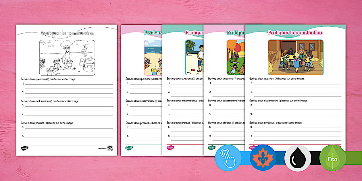 Writing Practice Printables | Picture Prompt Activity