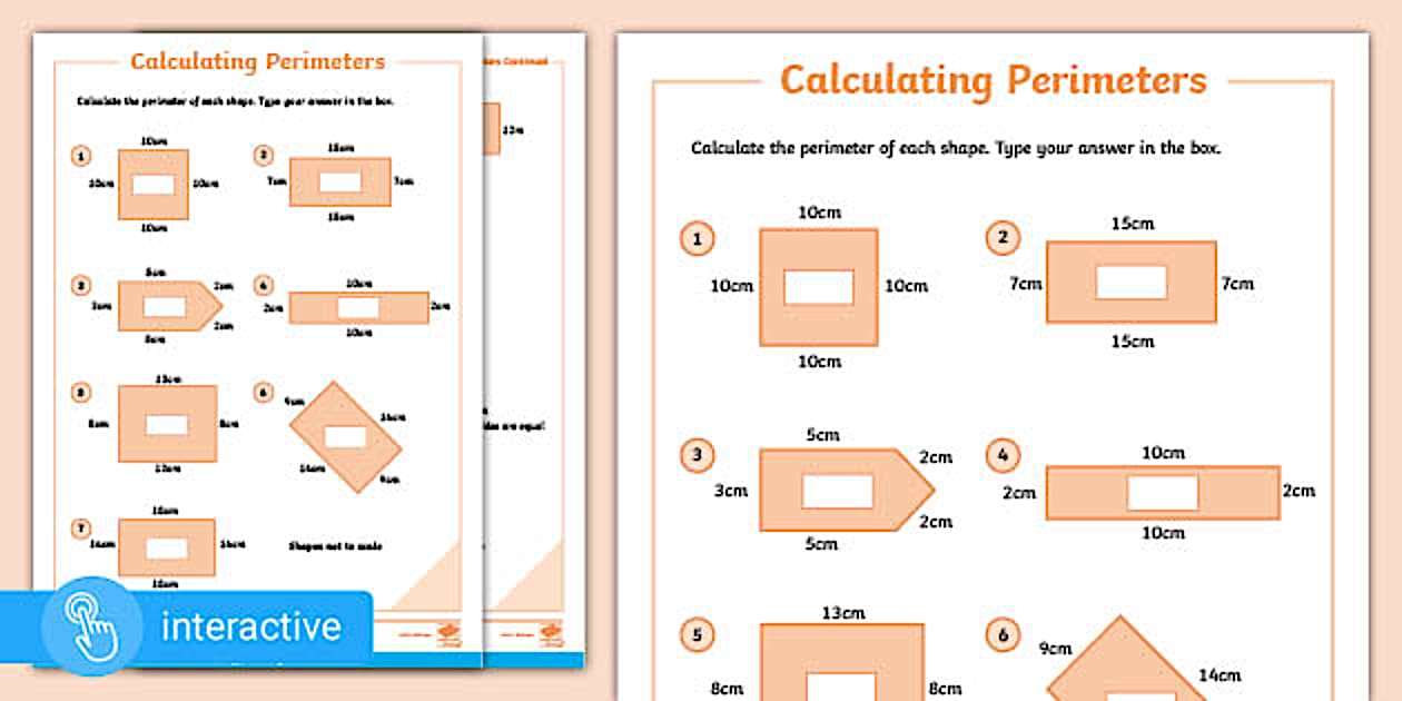 👉 Supports White Rose: Calculate Perimeter Worksheets Year 3