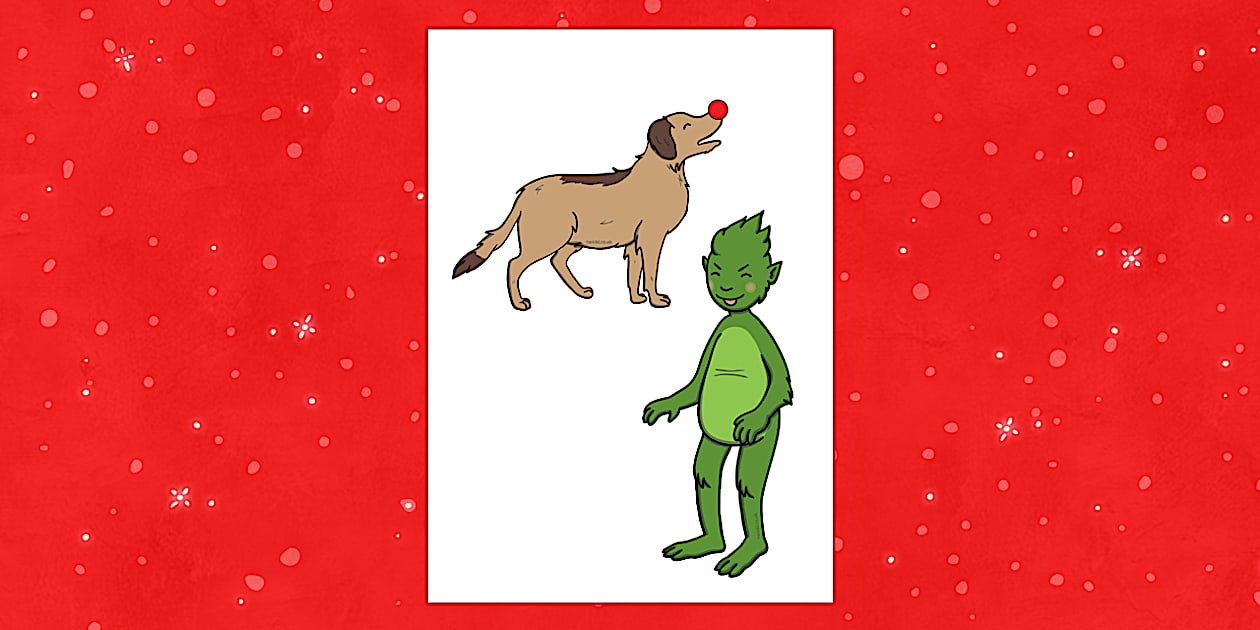 The Christmas Imp Stick Puppet (teacher made) - Twinkl