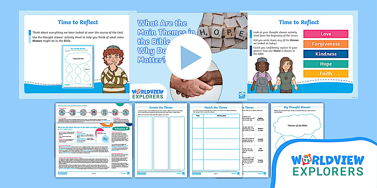 RE: The Bible: UKS2 Lesson Pack 5 (Hecho por educadores)