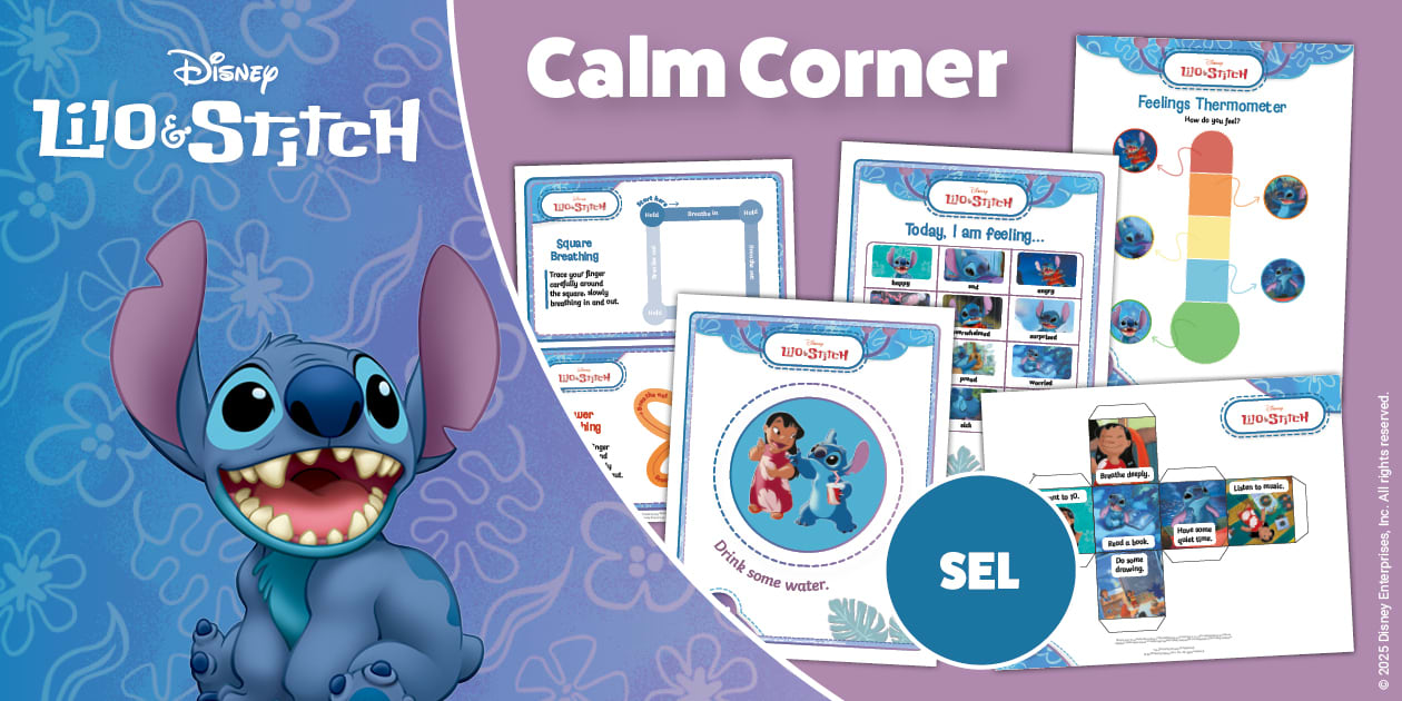 Lilo & Stitch: Classroom Calm Corner Pack | SEL & Regulation