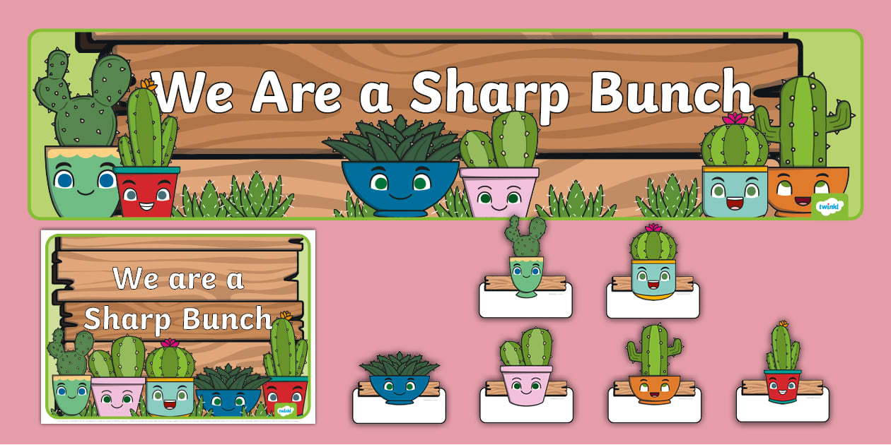 We Are a Sharp Bunch Display (teacher made) - Twinkl