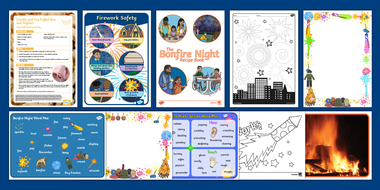 Bonfire Night SEND Resource Pack | SEND Fireworks Display