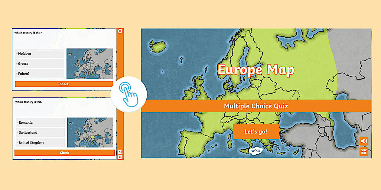 European Map Quiz | Geography | Maps | Europe | Twinkl | KS1