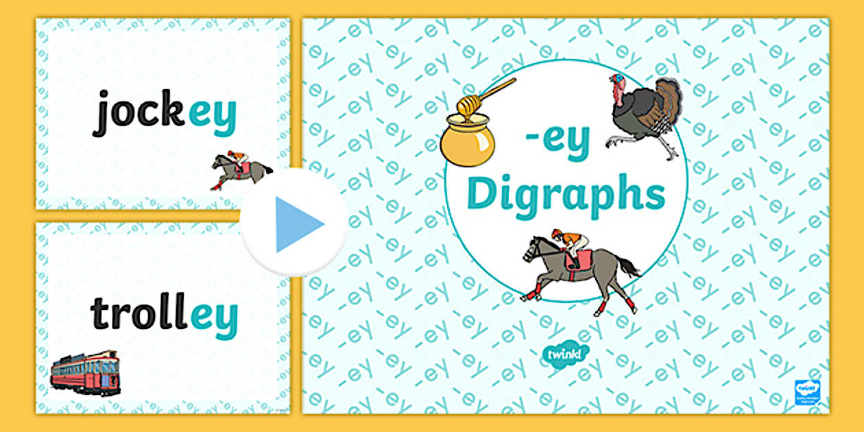 -ey Digraphs Quick Read PowerPoint (teacher made) - Twinkl