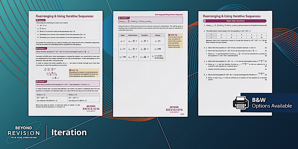 👉 Iteration Revision | GCSE Higher Algebra | Beyond Maths
