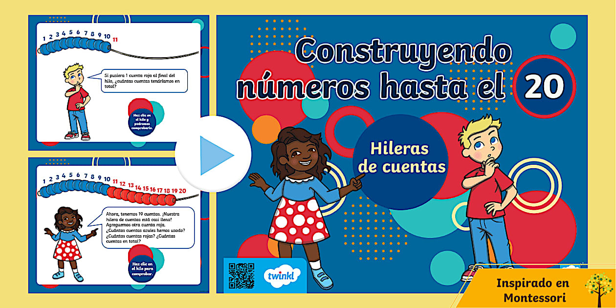 PowerPoint: Construyendo números hasta el 20 (teacher made)