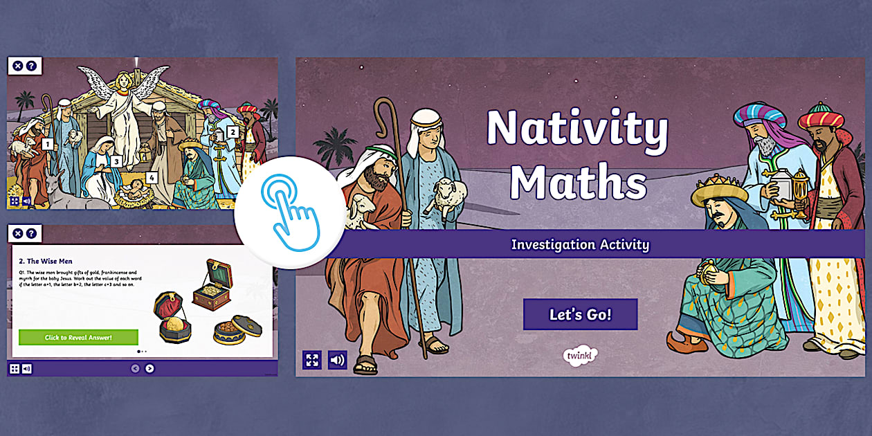 Nativity Maths Investigation Activity (Teacher-Made)
