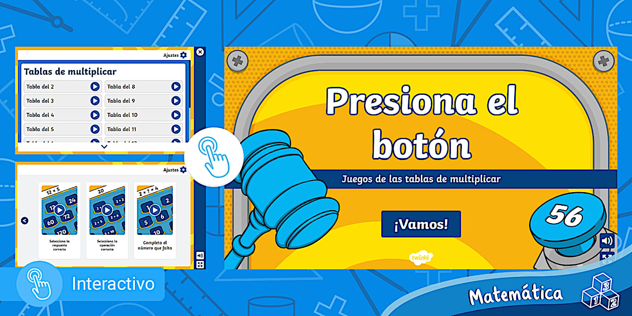 Juegos de tablas de multiplicar (profesor hizo) - Twinkl