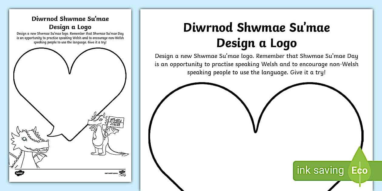 Design a Logo for Diwrnod Shwmae Su'mae Activity Sheet