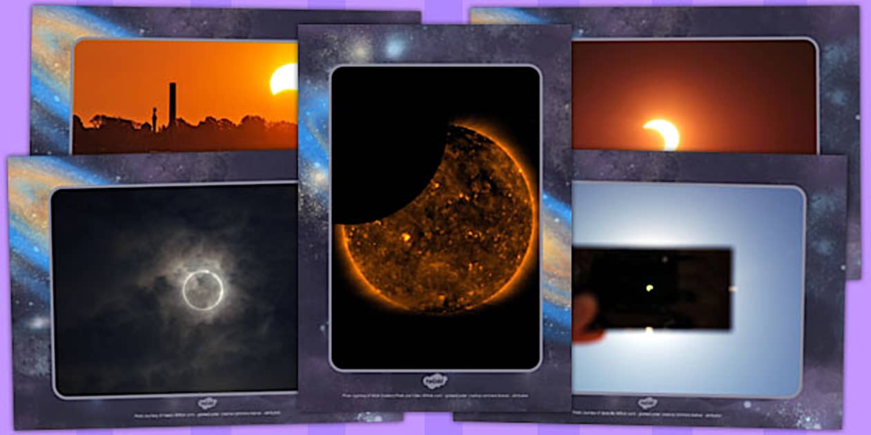 Solar Eclipse Display Photos (Teacher-Made) - Twinkl