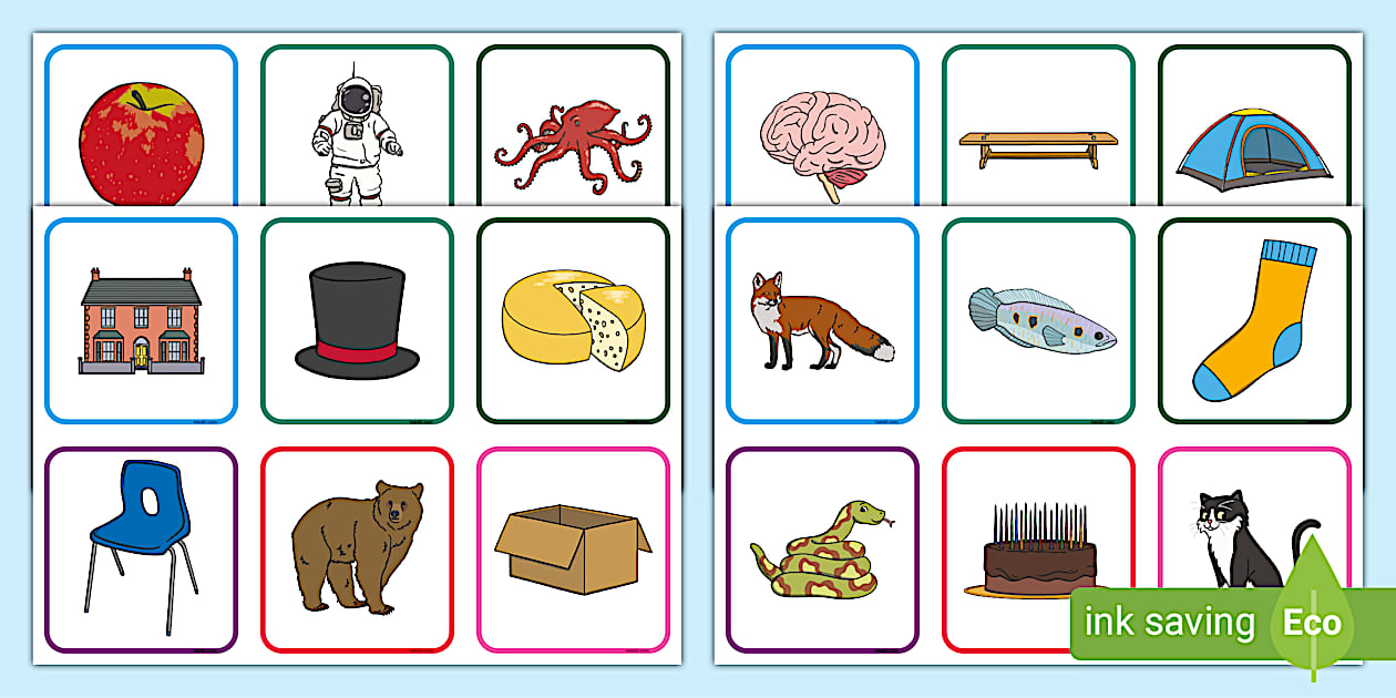 Initial Sound Matching Cards - CVC and CCVC Words - Twinkl