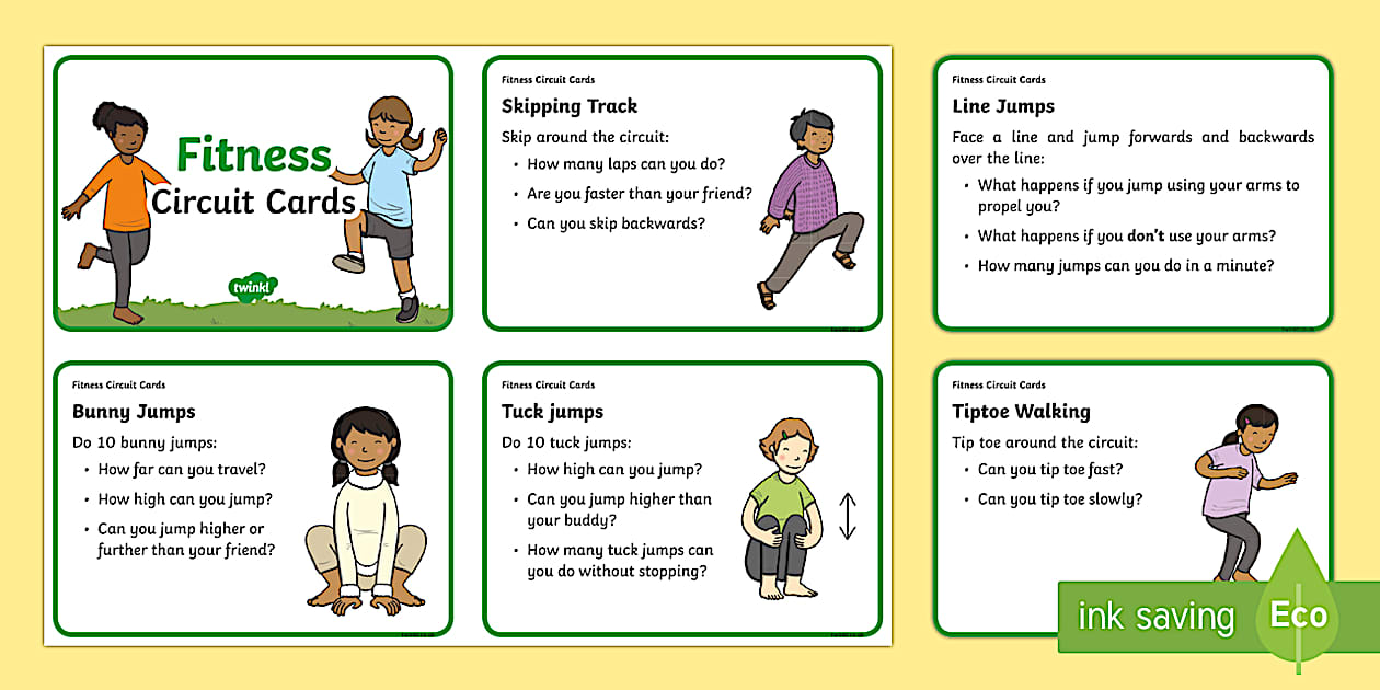 Fitness Activities for Kids | Primary Teaching Resources