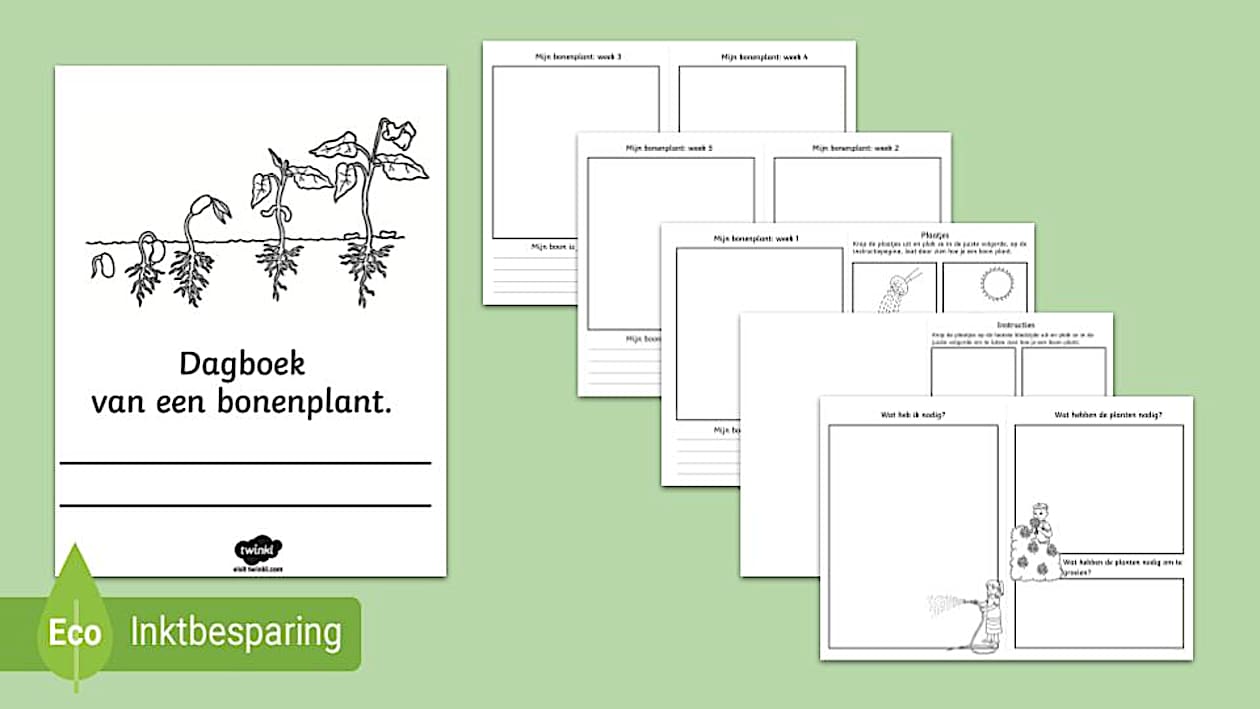 Dagboek Van Een Bonenplant | Levende dingen | Onderbouw