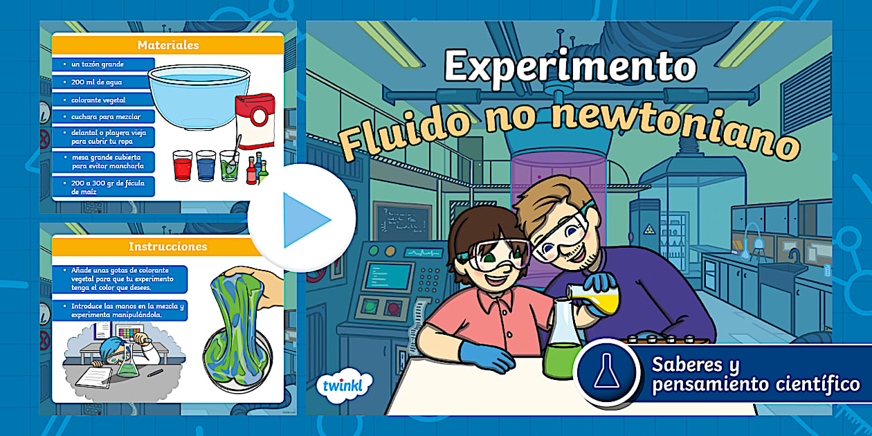 Fluido no newtoniano - Experimento con fécula de maíz