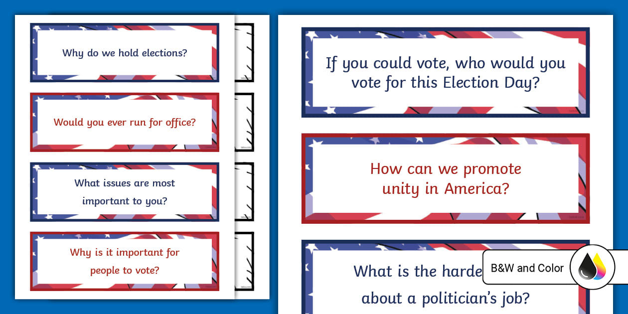 Election Writing Prompt for Grades 3-5 | Twinkl USA - Twinkl